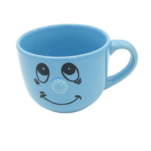 Dolce Vita | Dining | Dolce Vito Vintage Coffee Cup Mug Blue Smiley ...